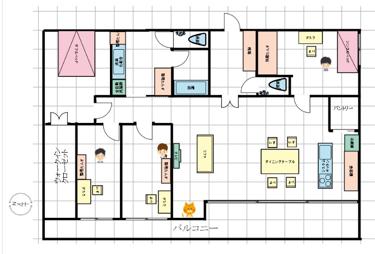 【3年生】家庭科 20年後の自分を想定した住まいの間取り図を考えよう | サレジアン国際学園世田谷中学高等学校